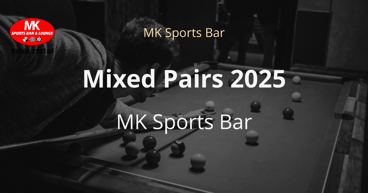 Mixed Pairs 2025 | MK Sports Bar