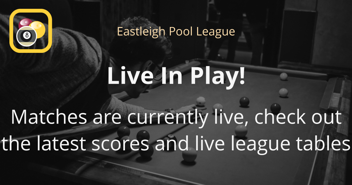 Live Scores | Eastleigh Pool League