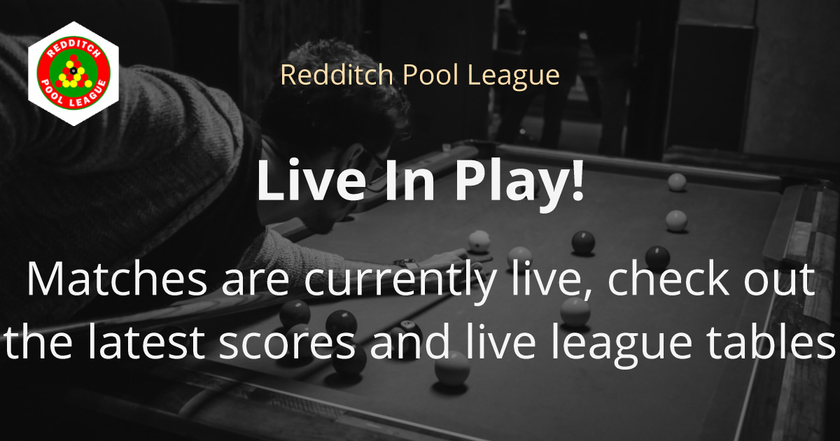 Live Scores | Redditch Pool League