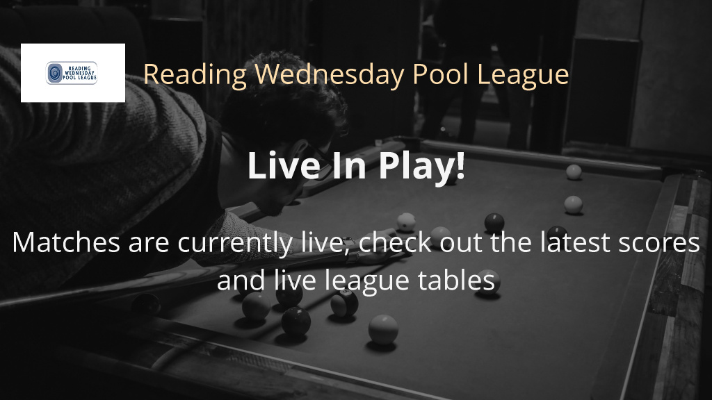 Live Scores | Reading Wednesday Pool League